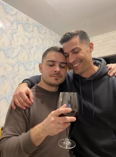 its my friend with cristiano ronaldo. Make them