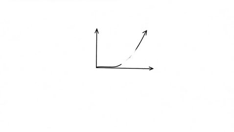 Minimalist black and white animated conceptual v