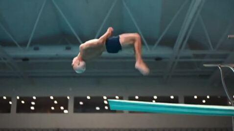 80 year old man does a triple back flip from an