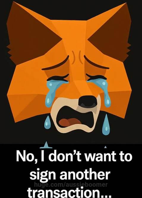 MetaMask Fox Transaction Meme AI Video from AussieBoomer - HUGE