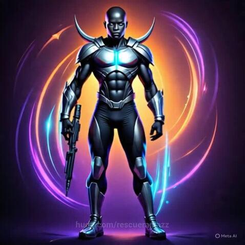 Muscular Sci-Fi Warrior AI Video from AfroWarriors.NFT 📻🎙️💻🇺🇸👨🏿‍🎤💸 ...