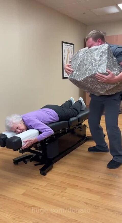 Sora AI Video - Chiropractic Table Prank - HUGE